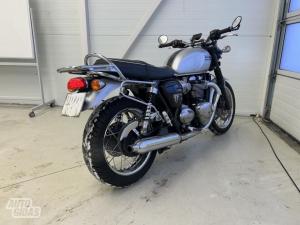 Grey Triumph Bonneville 2018 in Radviliskis, with an engine capacity of 1.20 L and mileage of 45 thousand km for 4650 €, photo 3 on AUTOMOTO.COM.LV