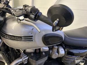 Grey Triumph Bonneville 2018 in Radviliskis, with an engine capacity of 1.20 L and mileage of 45 thousand km for 4650 €, photo 14 on AUTOMOTO.COM.LV