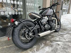 Pelēks Triumph Bonneville 2026 Viļņa, ar dzinēja tilpumu 1.20 L un nobraukumu 0 tūkst. km par 15990 €, foto 6 vietnē AUTOMOTO.COM.LV