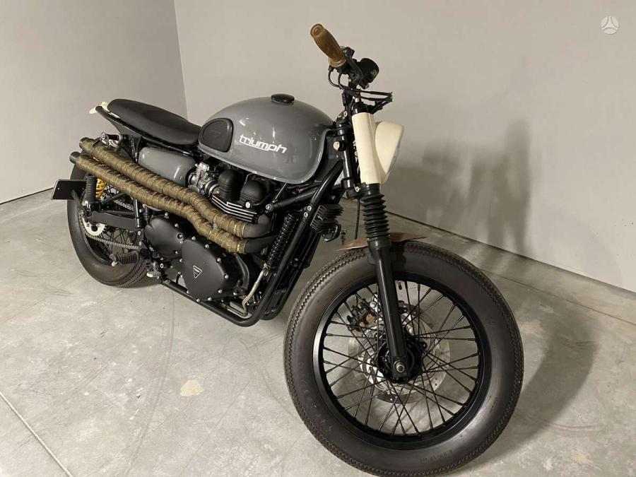 Triumph Bonneville 2014 Kauņa, ar dzinēja tilpumu 0.90 L un nobraukumu 1 tūkst. km par 8500 €, foto 8 vietnē AUTOMOTO.COM.LV