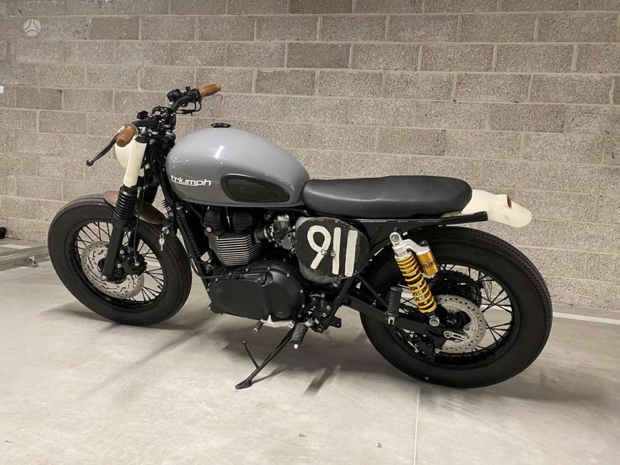 Triumph Bonneville 2014 Kauņa, ar dzinēja tilpumu 0.90 L un nobraukumu 1 tūkst. km par 8500 €, foto 10 vietnē AUTOMOTO.COM.LV