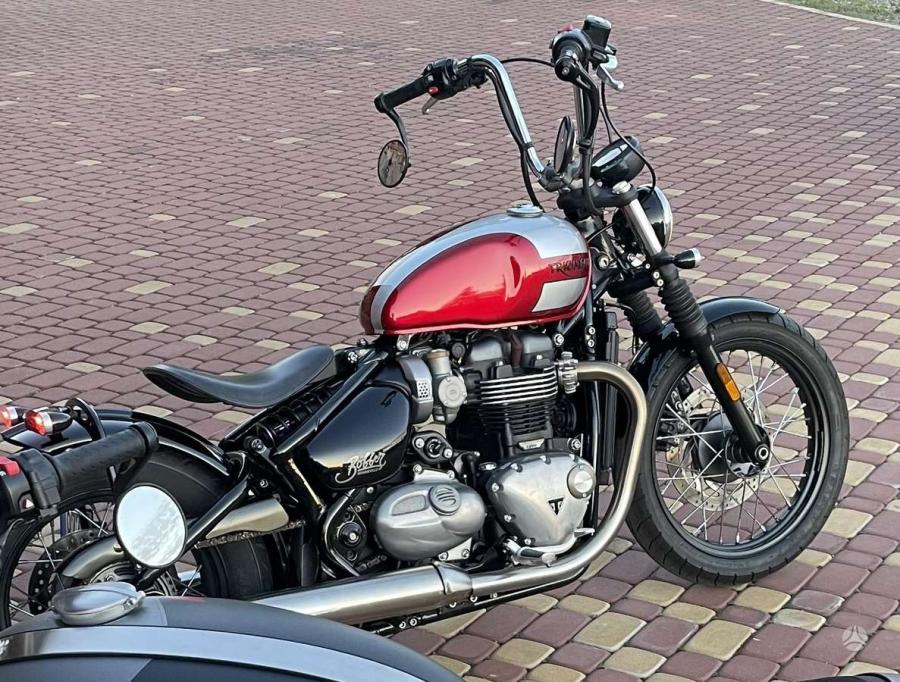 Триумф Bonneville 2018 в Расейняй, объемом двигателя 1.20 л и пробегом 5 тыс. км за 6299 €, фото 1 на AUTOMOTO.COM.LV