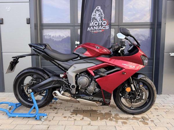 Triumph Daytona 2024 Kauņa, ar dzinēja tilpumu 0.66 L un nobraukumu 6 tūkst. km par 5350 €, foto 1 vietnē AUTOMOTO.COM.LV