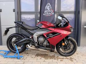 Triumph Daytona 2024 Kauņa, ar dzinēja tilpumu 0.66 L un nobraukumu 6 tūkst. km par 5350 €, foto  vietnē AUTOMOTO.COM.LV