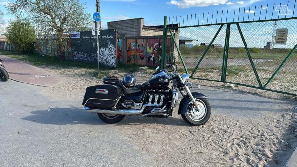 Black Triumph Rocket III 2008 in Klaipeda, with an engine capacity of 2.30 L and mileage of 42 thousand km for 4500 €, photo 1 on AUTOMOTO.COM.LV