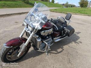 Red Triumph Rocket III 2004 in Jonava, with an engine capacity of 2.30 L and mileage of 63 thousand km for 6500 €, photo 5 on AUTOMOTO.COM.LV