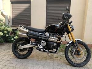 Melns Triumph Scrambler 2025 Viļņa, ar dzinēja tilpumu 1.20 L un nobraukumu 0 tūkst. km par 11200 €, foto 3 vietnē AUTOMOTO.COM.LV