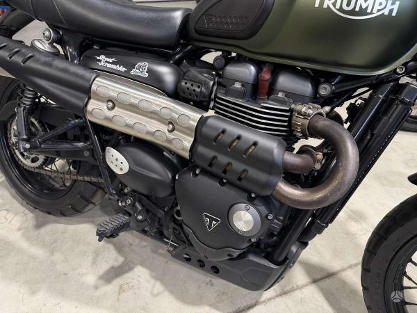 Зеленый Триумф Scrambler 2017 в Шяуляй, объемом двигателя 0.90 л и пробегом 23 тыс. км за 4990 €, фото 7 на AUTOMOTO.COM.LV
