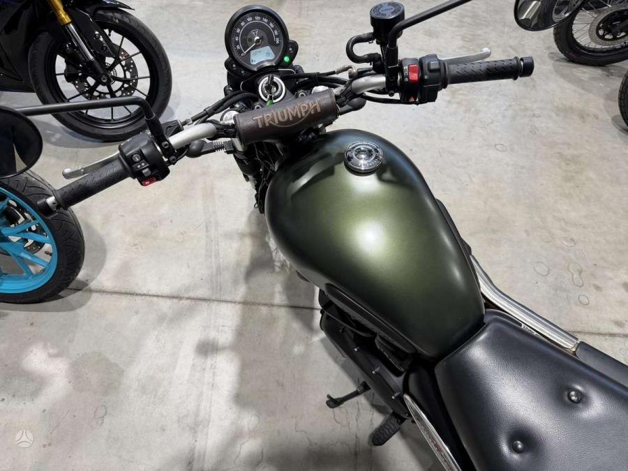 Зеленый Триумф Scrambler 2017 в Шяуляй, объемом двигателя 0.90 л и пробегом 23 тыс. км за 4990 €, фото 16 на AUTOMOTO.COM.LV