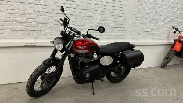 Triumph Scrambler 2018 in Riga, with an engine capacity of 0.90 L and mileage of 0 thousand km for 6800 €, photo 6 on AUTOMOTO.COM.LV