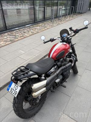 Triumph Scrambler 2018 in Riga, with an engine capacity of 0.90 L and mileage of 0 thousand km for 6800 €, photo 5 on AUTOMOTO.COM.LV