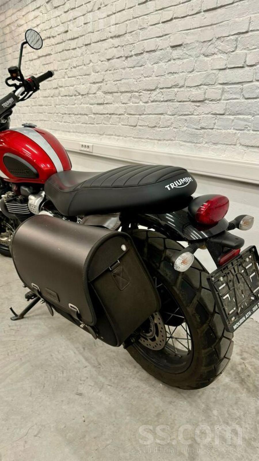 Triumph Scrambler 2018 in Riga, with an engine capacity of 0.90 L and mileage of 0 thousand km for 6800 €, photo 8 on AUTOMOTO.COM.LV