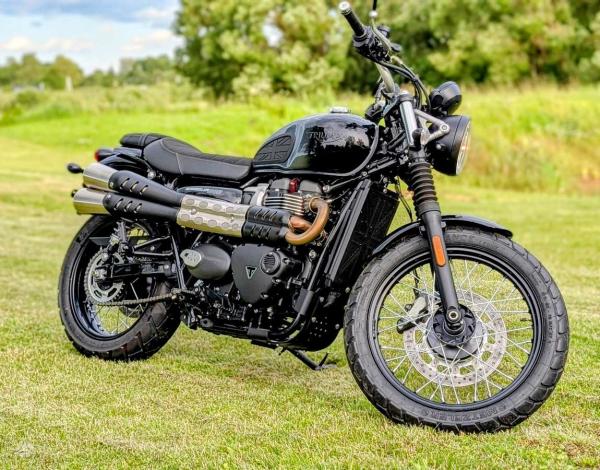 Triumph Scrambler 2024 in Vilnius, with an engine capacity of 0.90 L and mileage of 1 thousand km for 8490 €, photo 3 on AUTOMOTO.COM.LV