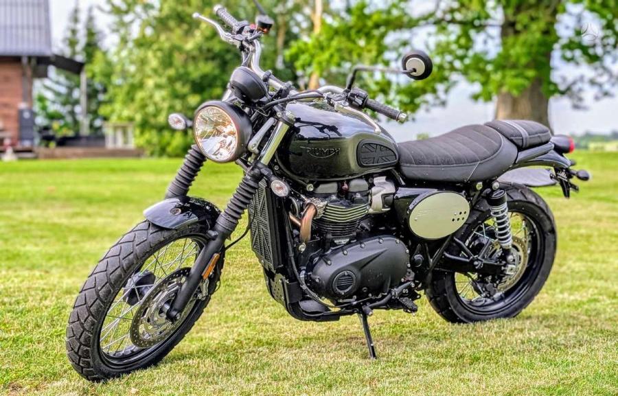 Триумф Scrambler 2024 в Вильнюс, объемом двигателя 0.90 л и пробегом 1 тыс. км за 8490 €, фото 9 на AUTOMOTO.COM.LV