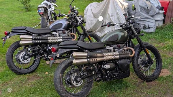 Triumph Scrambler 2024 in Vilnius, with an engine capacity of 0.90 L and mileage of 1 thousand km for 7490 €, photo 3 on AUTOMOTO.COM.LV