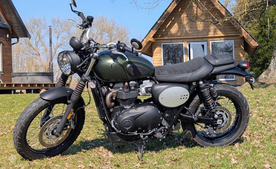 Триумф Scrambler 2024 в Вильнюс, объемом двигателя 0.90 л и пробегом 1 тыс. км за 7490 €, фото 5 на AUTOMOTO.COM.LV