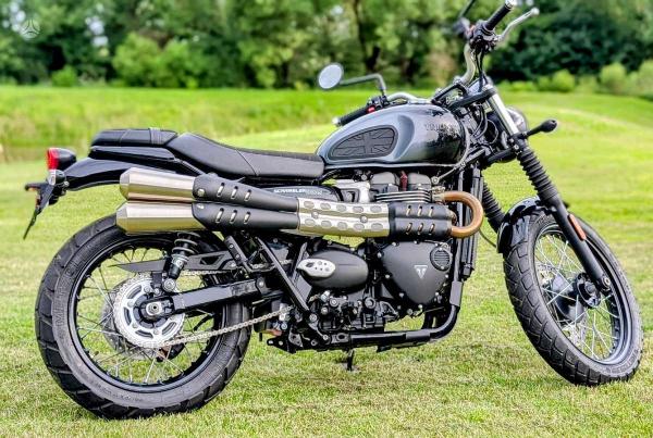 Triumph Scrambler 2024 in Vilnius, with an engine capacity of 0.90 L and mileage of 1 thousand km for 7490 €, photo 5 on AUTOMOTO.COM.LV