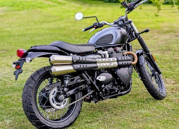 Triumph Scrambler 2024 in Vilnius, with an engine capacity of 0.90 L and mileage of 1 thousand km for 7490 €, photo 8 on AUTOMOTO.COM.LV