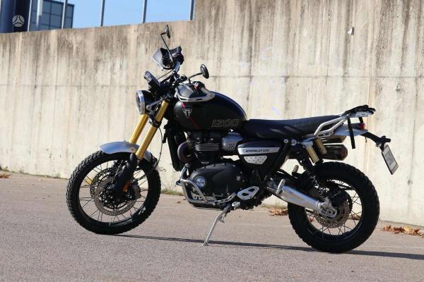 Triumph Scrambler 2025 Viļņa, ar dzinēja tilpumu 1.20 L un nobraukumu 17 tūkst. km par 13500 €, foto 4 vietnē AUTOMOTO.COM.LV