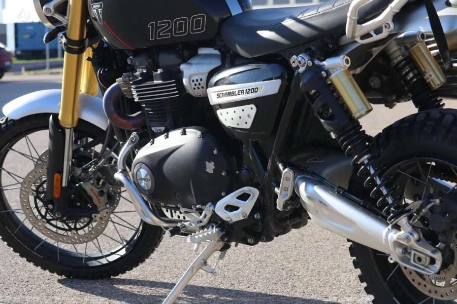 Triumph Scrambler 2025 Viļņa, ar dzinēja tilpumu 1.20 L un nobraukumu 17 tūkst. km par 13500 €, foto 7 vietnē AUTOMOTO.COM.LV