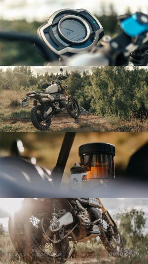Белый Триумф Scrambler 2019 в Таллин, объемом двигателя 1.20 л и пробегом 67 тыс. км за 9140 €, фото 13 на AUTOMOTO.COM.LV