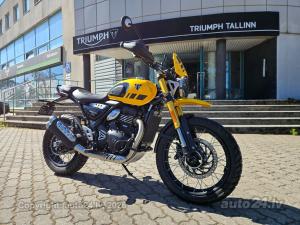 Желтый Триумф Scrambler 2026 в Таллин, объемом двигателя 0.40 л и пробегом 1 тыс. км за 8590 €, фото  на AUTOMOTO.COM.LV