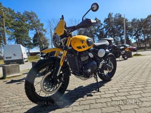 Желтый Триумф Scrambler 2026 в Таллин, объемом двигателя 0.40 л и пробегом 1 тыс. км за 8590 €, фото 7 на AUTOMOTO.COM.LV