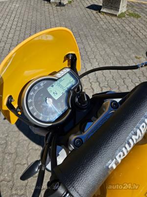 Желтый Триумф Scrambler 2026 в Таллин, объемом двигателя 0.40 л и пробегом 1 тыс. км за 8590 €, фото 12 на AUTOMOTO.COM.LV