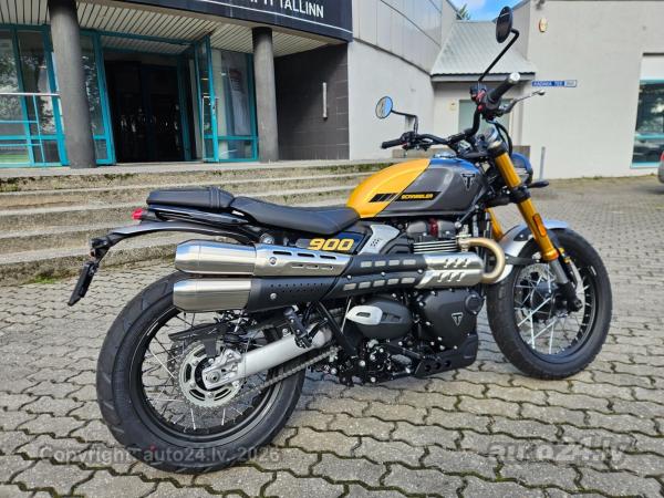 Dzeltens Triumph Scrambler 2026 Tallina, ar dzinēja tilpumu 0.90 L un nobraukumu 0 tūkst. km par 13890 €, foto 4 vietnē AUTOMOTO.COM.LV