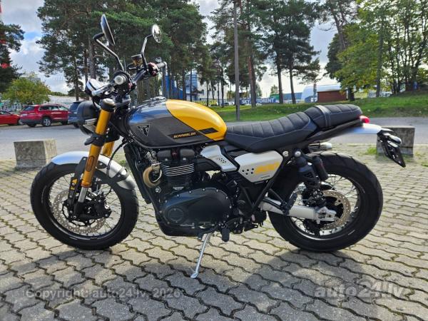 Dzeltens Triumph Scrambler 2026 Tallina, ar dzinēja tilpumu 0.90 L un nobraukumu 0 tūkst. km par 13890 €, foto 6 vietnē AUTOMOTO.COM.LV