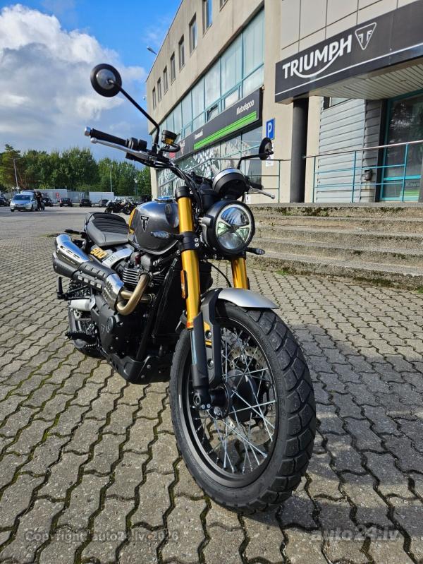Dzeltens Triumph Scrambler 2026 Tallina, ar dzinēja tilpumu 0.90 L un nobraukumu 0 tūkst. km par 13890 €, foto 8 vietnē AUTOMOTO.COM.LV