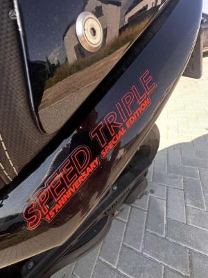 Black Triumph Speed Triple 2009 in Klaipeda, with an engine capacity of 1.05 L and mileage of 60 thousand km for 3700 €, photo 21 on AUTOMOTO.COM.LV