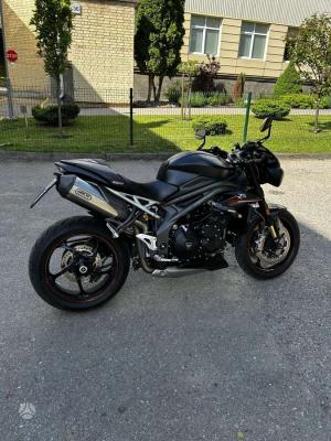 Grey Triumph Speed Triple 2019 in Vilnius, with an engine capacity of 1.05 L and mileage of 18 thousand km for 6999 €, photo 6 on AUTOMOTO.COM.LV