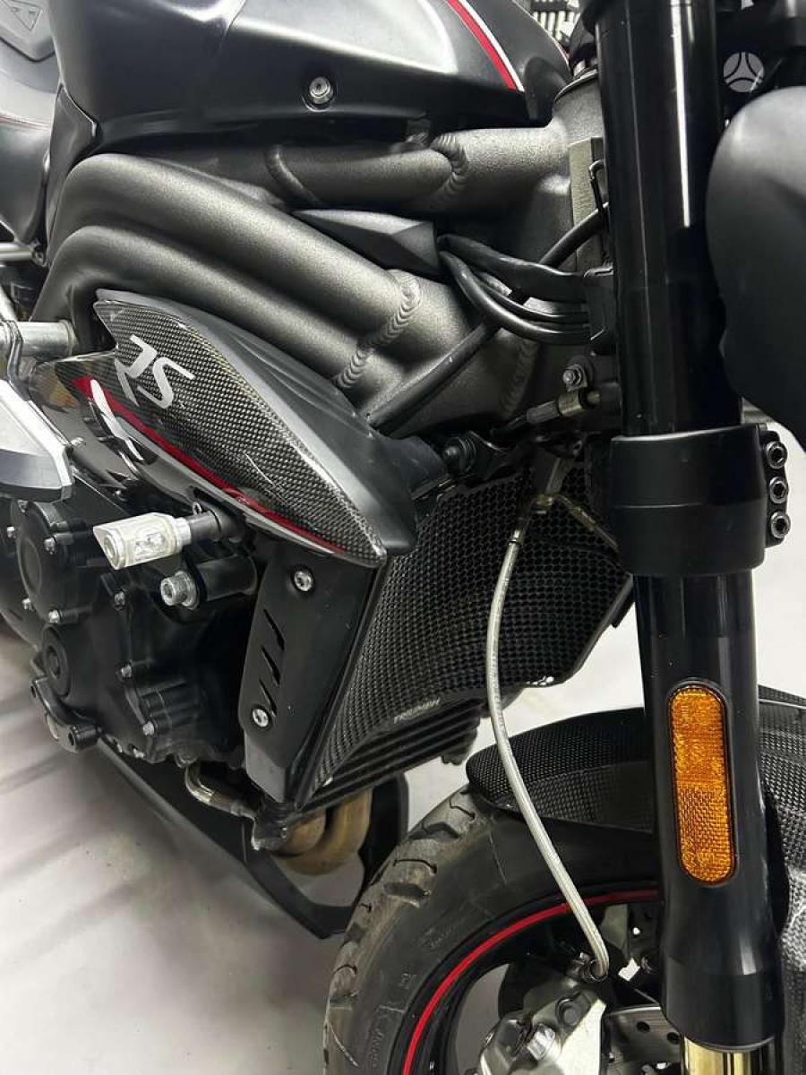 Grey Triumph Speed Triple 2019 in Vilnius, with an engine capacity of 1.05 L and mileage of 18 thousand km for 6999 €, photo 21 on AUTOMOTO.COM.LV