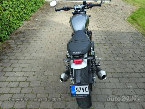 Black Triumph Speed Twin 2019 in Parnu, with an engine capacity of 1.20 L and mileage of 123 thousand km for 5000 €, photo 4 on AUTOMOTO.COM.LV