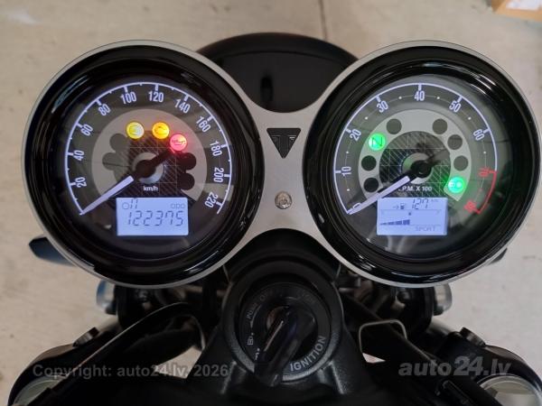 Black Triumph Speed Twin 2019 in Parnu, with an engine capacity of 1.20 L and mileage of 123 thousand km for 5000 €, photo 8 on AUTOMOTO.COM.LV