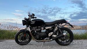 Melns Triumph Speed Twin 2020 Tallina, ar dzinēja tilpumu 1.20 L un nobraukumu 9 tūkst. km par 9500 €, foto 2 vietnē AUTOMOTO.COM.LV