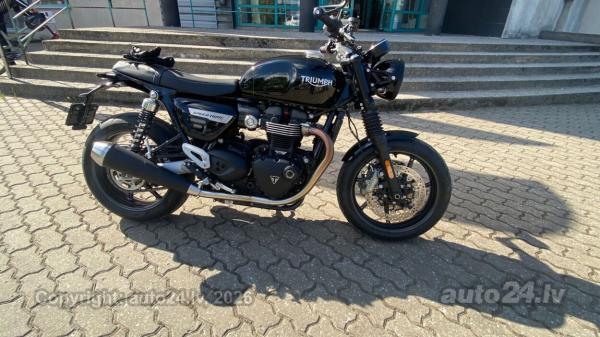 Черный Триумф Speed Twin 2020 в Таллин, объемом двигателя 1.20 л и пробегом 9 тыс. км за 9500 €, фото 5 на AUTOMOTO.COM.LV