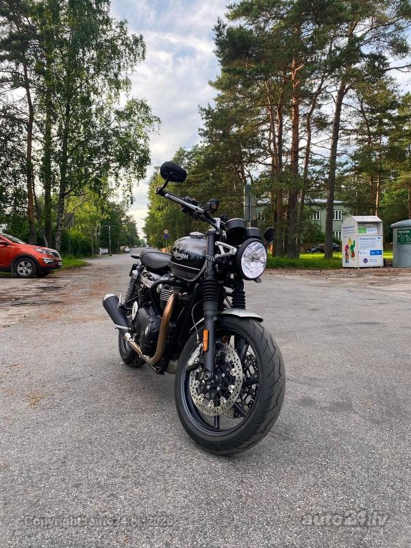 Серый Триумф Speed Twin 2019 в Таллин, объемом двигателя 1.20 л и пробегом 13 тыс. км за 10600 €, фото 4 на AUTOMOTO.COM.LV