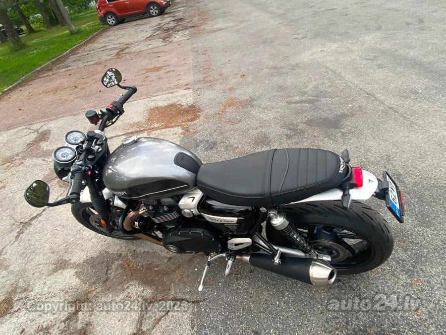 Grey Triumph Speed Twin 2019 in Tallinn, with an engine capacity of 1.20 L and mileage of 13 thousand km for 10600 €, photo 8 on AUTOMOTO.COM.LV