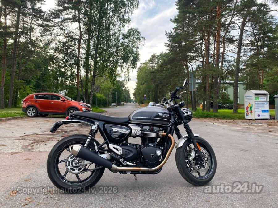Grey Triumph Speed Twin 2019 in Tallinn, with an engine capacity of 1.20 L and mileage of 13 thousand km for 10600 €, photo 9 on AUTOMOTO.COM.LV