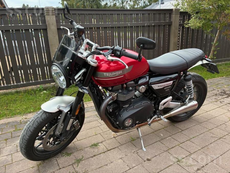Триумф Speed Twin 2023 в Рига, объемом двигателя 1.20 л и пробегом 0 тыс. км за 9500 €, фото 8 на AUTOMOTO.COM.LV