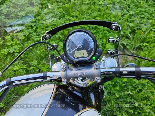Black Triumph Speedmaster 2019 in Tallinn, with an engine capacity of 1.20 L and mileage of 18 thousand km for 10400 €, photo 2 on AUTOMOTO.COM.LV