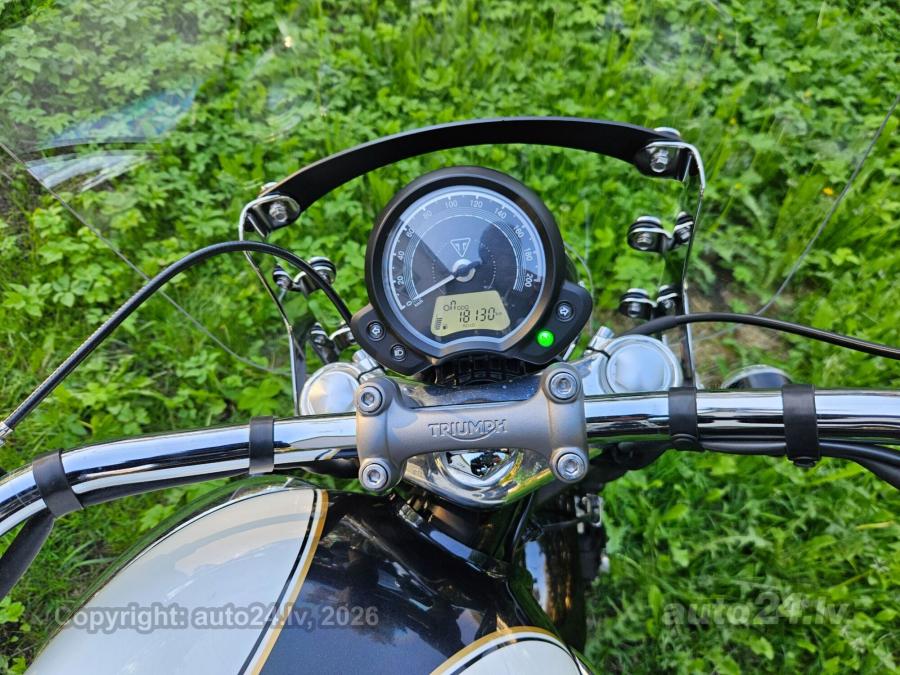 Black Triumph Speedmaster 2019 in Tallinn, with an engine capacity of 1.20 L and mileage of 18 thousand km for 10400 €, photo 3 on AUTOMOTO.COM.LV