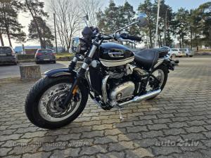 Black Triumph Speedmaster 2026 in Tallinn, with an engine capacity of 1.20 L and mileage of 1 thousand km for 16900 €, photo 6 on AUTOMOTO.COM.LV