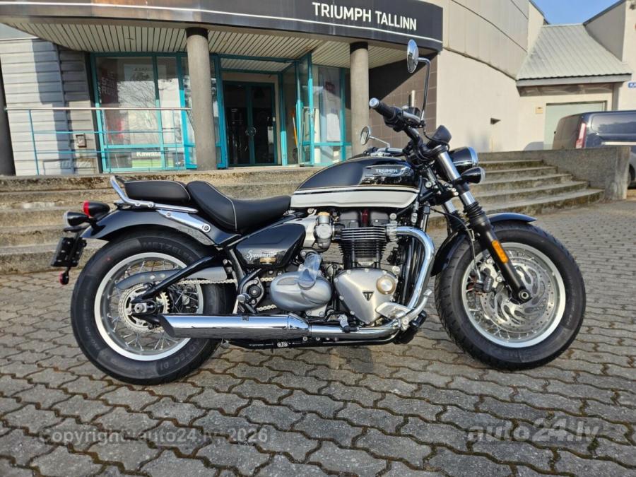 Melns Triumph Speedmaster 2026 Tallina, ar dzinēja tilpumu 1.20 L un nobraukumu 1 tūkst. km par 16900 €, foto 3 vietnē AUTOMOTO.COM.LV