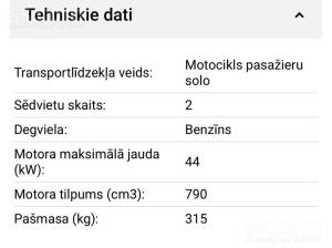 Triumph Speedmaster 2003 in Jelgava, with an engine capacity of 0.80 L and mileage of 0 thousand km for 4800 €, photo 10 on AUTOMOTO.COM.LV