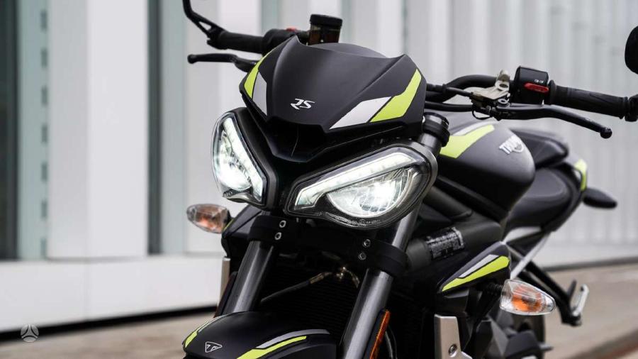 Melns Triumph Street Triple 2020 Viļņa, ar dzinēja tilpumu 0.77 L un nobraukumu 14 tūkst. km par 6350 €, foto 7 vietnē AUTOMOTO.COM.LV