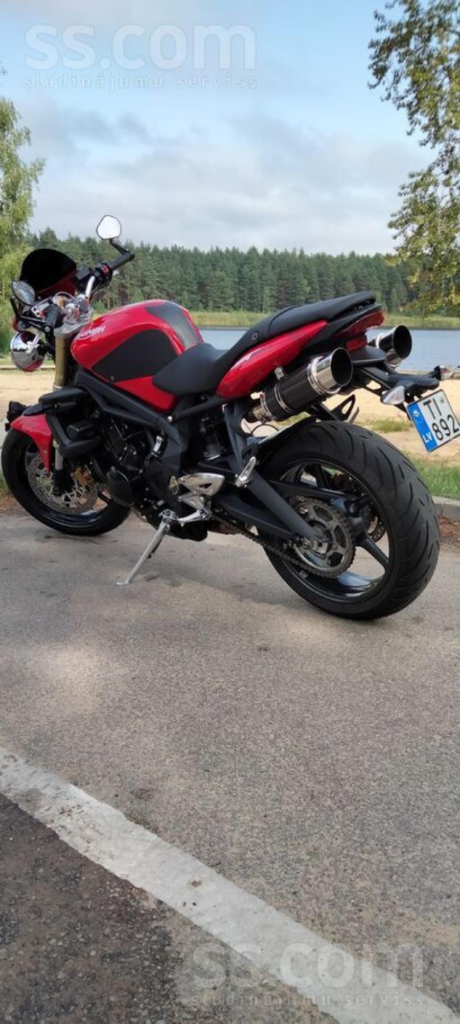 Triumph Street Triple 2009 Rīga, ar dzinēja tilpumu 0.68 L un nobraukumu 0 tūkst. km par 3650 €, foto 5 vietnē AUTOMOTO.COM.LV