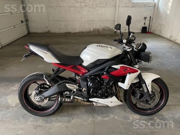 Триумф Street Triple 2014 в Рига, объемом двигателя 0.68 л и пробегом 0 тыс. км за 4600 €, фото 2 на AUTOMOTO.COM.LV